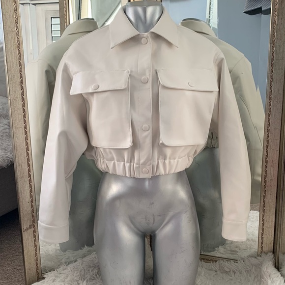 Daisy | Jackets & Coats | Donate Monday 8daisy Faux Leather Jacket ...